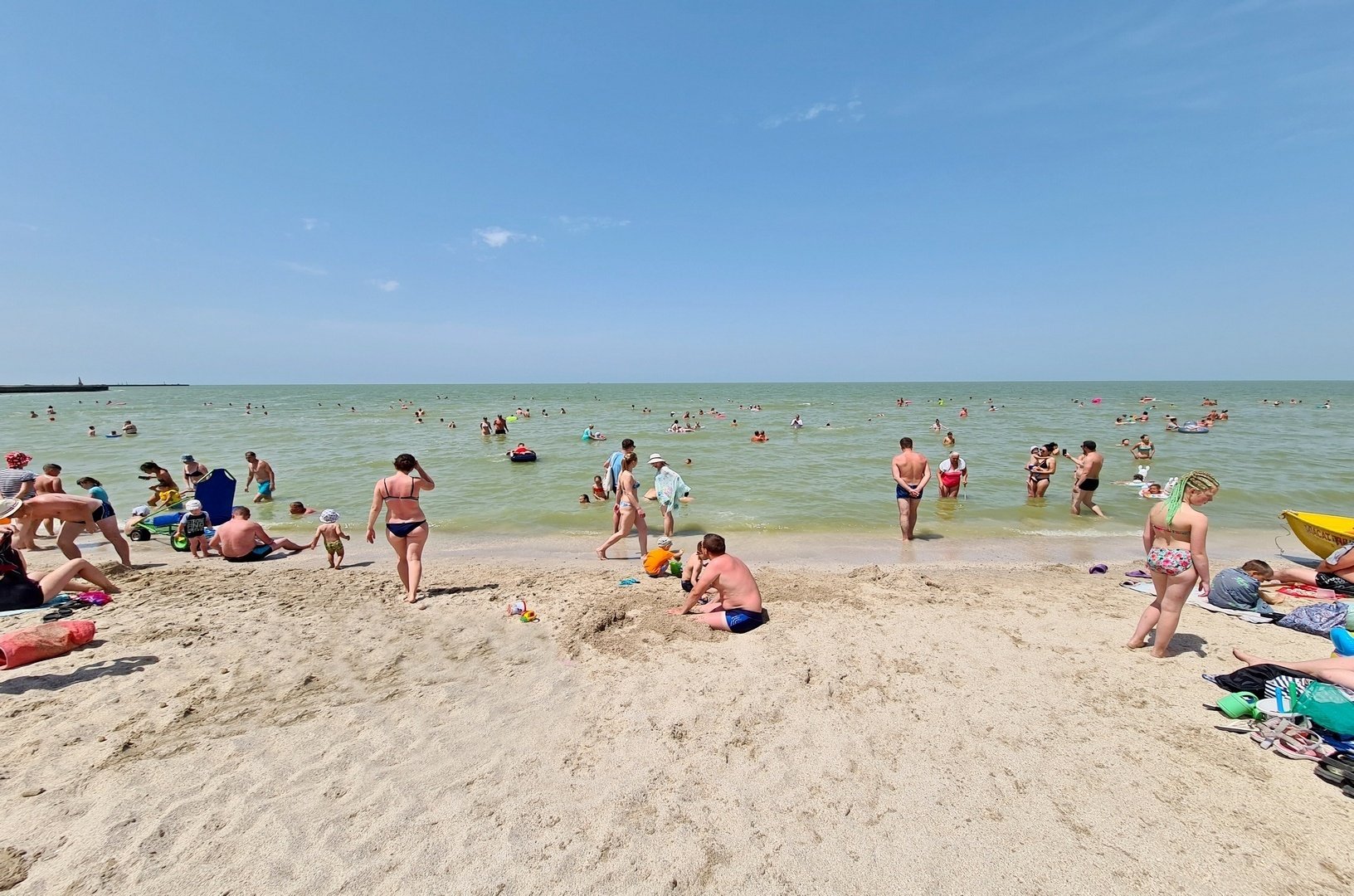 Центральный пляж в Ейске!