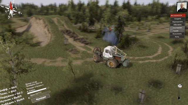 SpinTires 4 сезон 2 испытание Экзамен на права 5 ПОДЬЕМ Т157 ВСЕ ПОПЫТКИ ТЩЕТНЫ