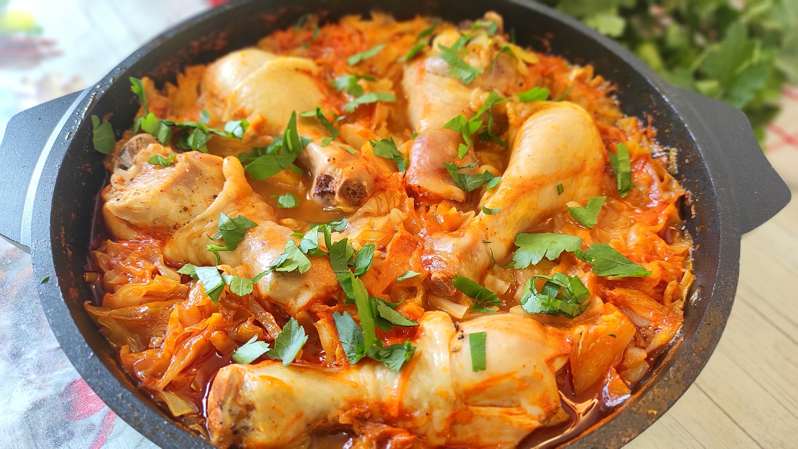 Куриные ножки с овощами! Вкусный и сытный ужин для всей семьи!