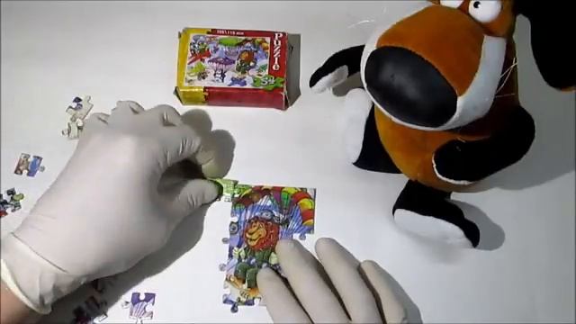 Собираем пазл Мультяшки. Игры игрушки