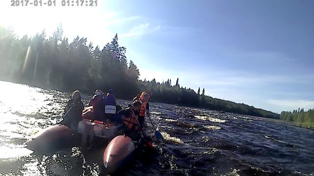 Порог на реке Чирка (Карелия)