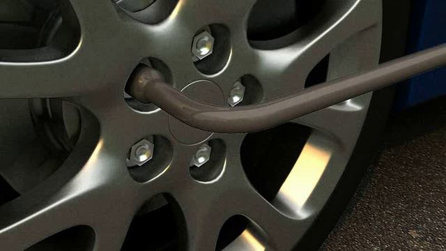 Замена колеса.