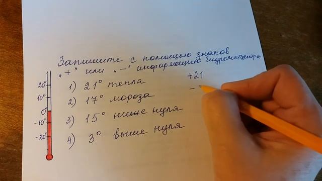 Математика 6 класс. Положительные и отрицательные числа.