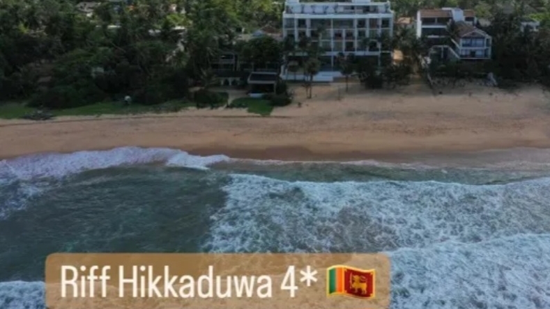 Riff Hikkaduwa Hotel бутик отель на первой линии на Шри Ланке #шриланка