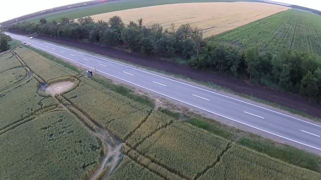КРУГИ НА ПОЛЯХ. Россия, Республика Адыгея, село Дондуковское. Найден 7 июня 2015 года.