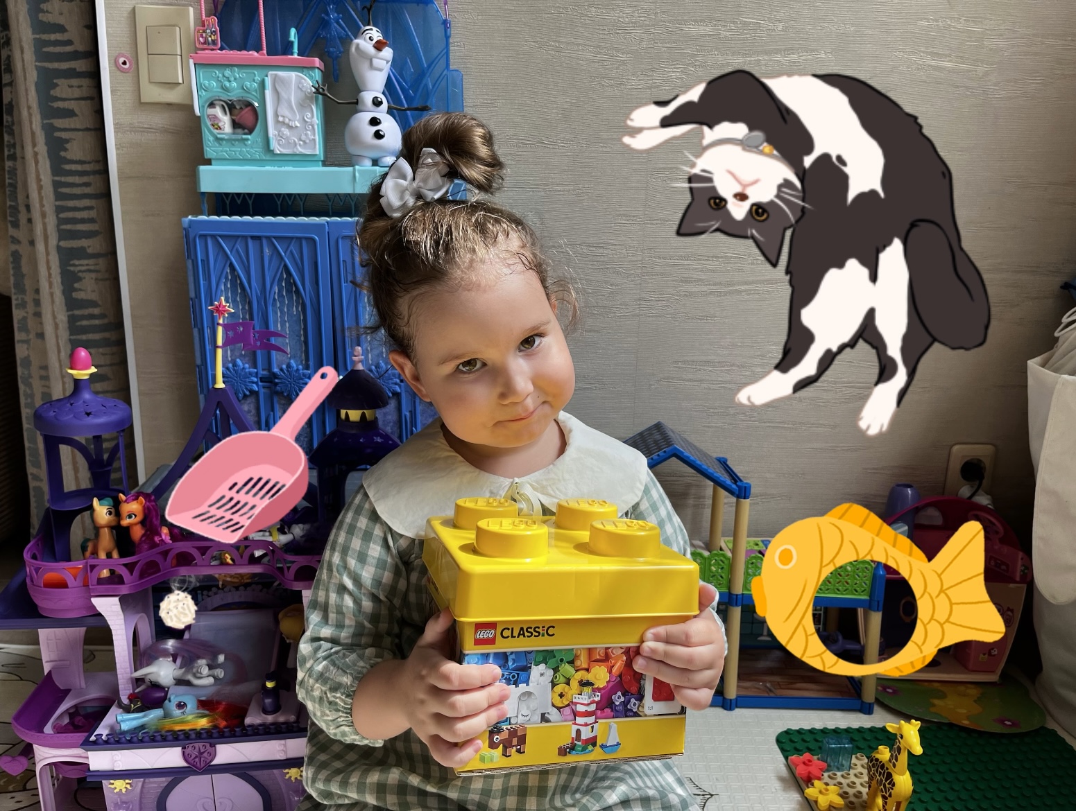 Распаковка Лего с неожиданным КОТОМ!!!?? Смотреть до конца!!!)?