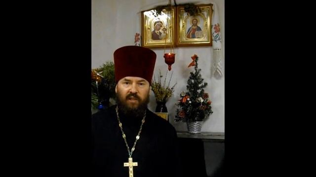 Поздравление протоиерея Анатолия Балясина с Рождеством Христовым (5 янв. 2014 г.)