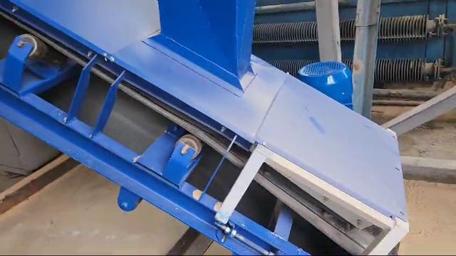 Транспортер для перемещения песка. Конвейер роликовый ленточный "КРЛ-500", 14м.