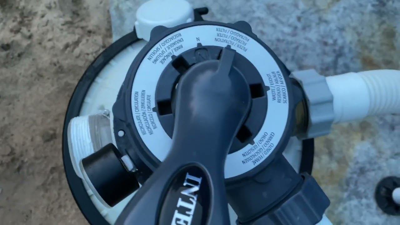 Бассейн промывка Песочного фильтра и косяк INTEX