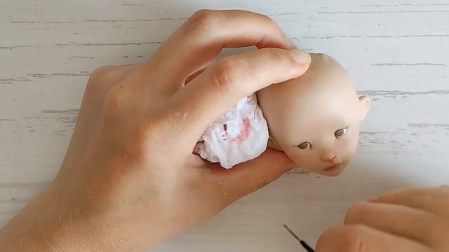 Роспись лица от мастера-кукольника Инякина Полина