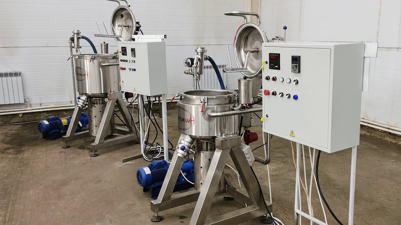 Вакуумные миксеры гомогенизаторы со встроенными кольцевыми диспергаторами УГ ГУРТ 30 и 100
