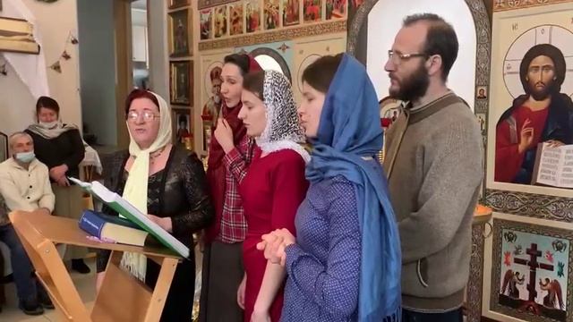 7 января 2022 года в храме Владимирской иконы Божией Матери г. Барнаула