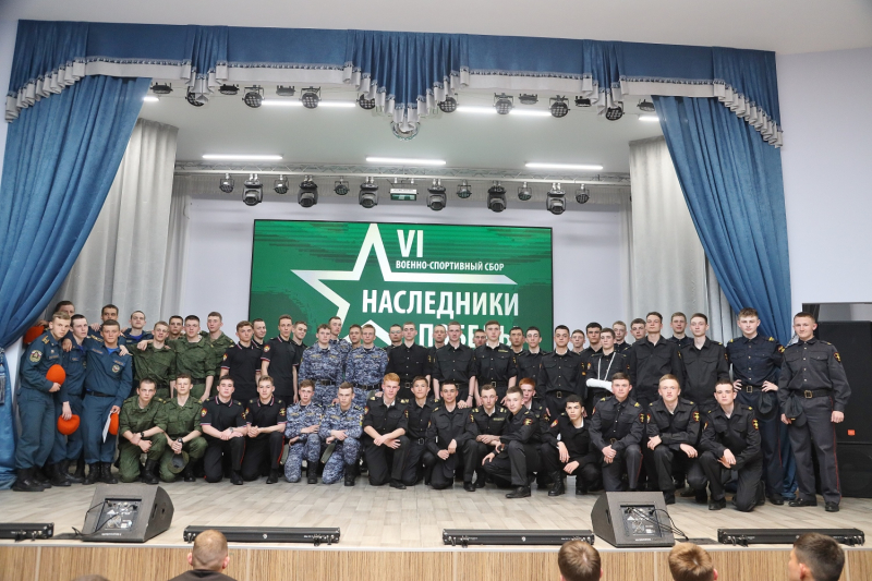 С участниками шестого военно-спортивного сбора «Наследники Победы» проведена викторина