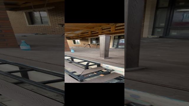 Монтаж террасной доски и ограждения ДПК Деклайн