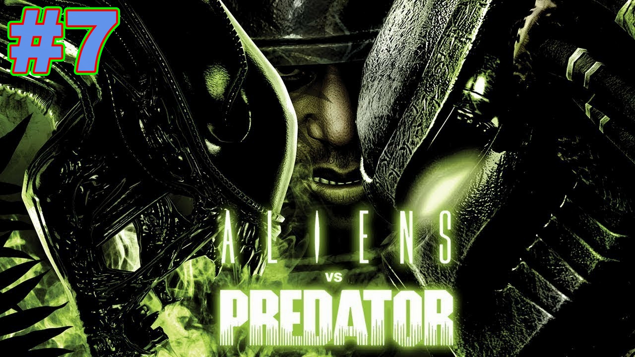 ▶Aliens vs. Predator. Игра за Хищника. Руины. #7