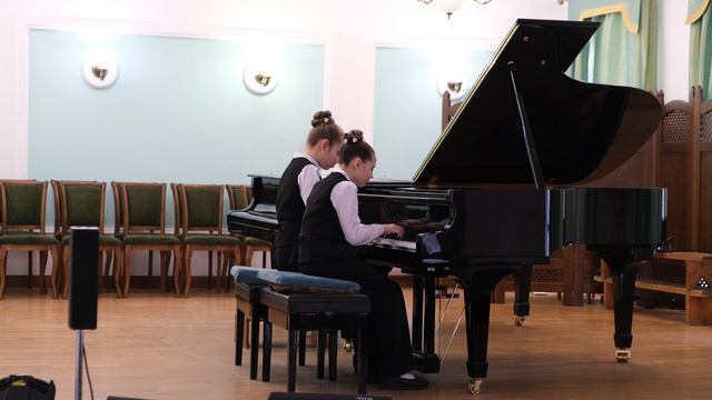 Егорова Мария и Бернякович Елизавета Городской конкурс 2024.03.13 в ДМШ №1 г. Красноярска
