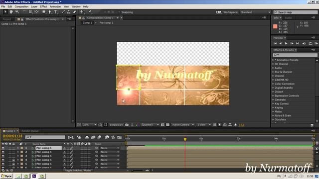 Урок по созданию красивого интро из фото в Adobe AE #RAMstudio60