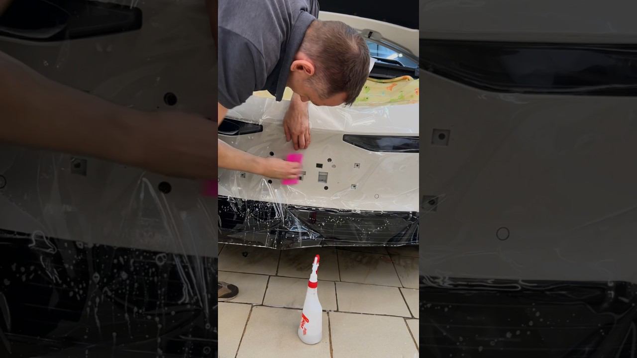 Оклейка антигравийной/полиуретановой пленкой Zeekr X