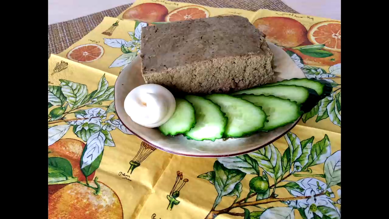 Паштет из куриной печени запеченый