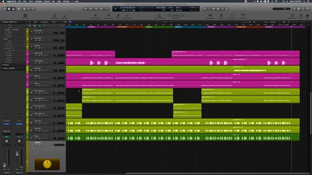 Logic Pro X - Pop/Rock Mixing - PART 18 - Automation for Volume, Aux Tracks, and Plug-ins