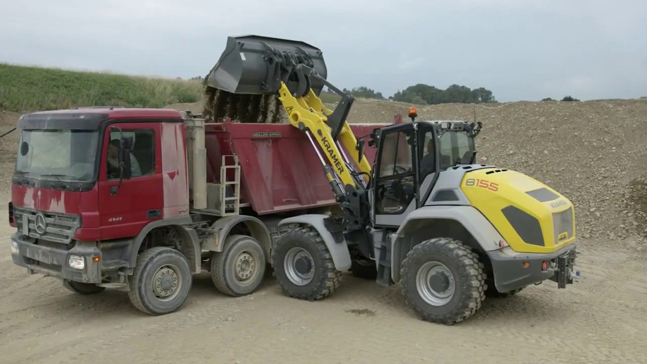 Погрузчики KRAMER в действии - немецкие колесные погрузчики Крамер - КИИТ
