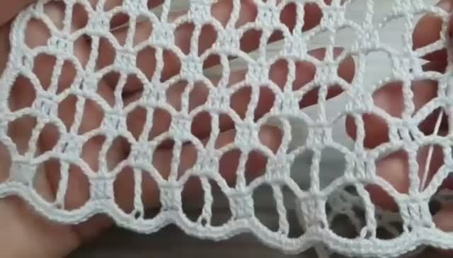Красивый узор крючком - Вязание крючком