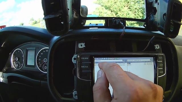 Замена оформления RCD 330G плюс с желтой на красную