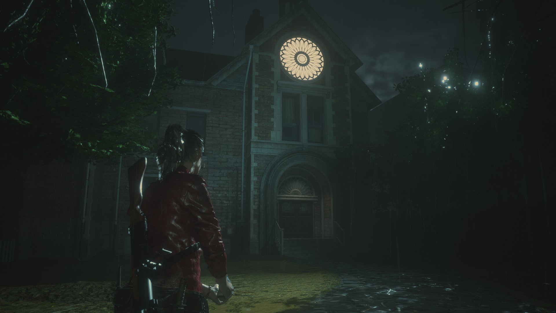 Resident Evil 2 Remake Claire Redfield Scenery A part6. Побег из приюта. Мутант Биркин против Тирана