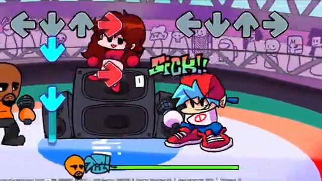 Мэтт атакует стрелками. Friday Night Funkin' Wii Funkin mod vs. Matt.(Перезалив с ютуба)