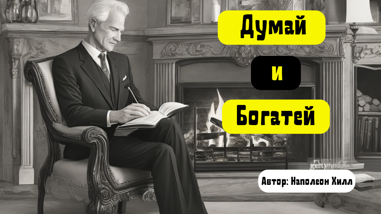 Думай и богатей. Книга. Автор: Наполеон Хилл.