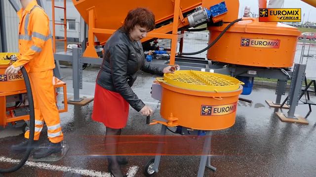 ВЫСТАВКА СТТ-2017 | Растворосмеситель принудительного действия EUROMIX 600.120 MINI