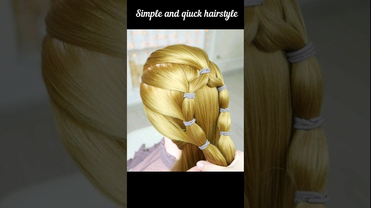 Super easy hairstyle
