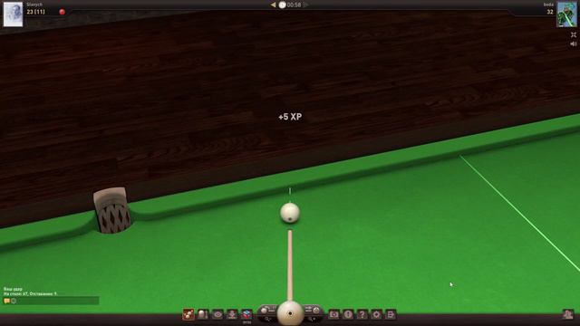 Billiards3D │ Снукер (15 красных) │ Черепаший разбег