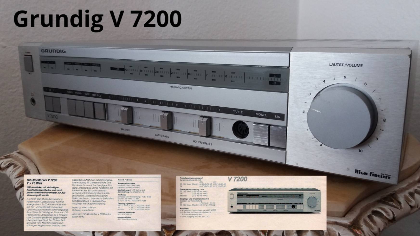 Grundig V7200 усилитель