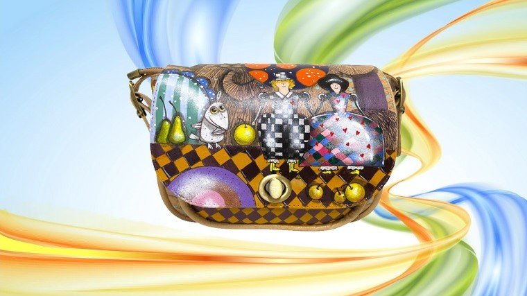 Сатчел "Этно Семья" Pelle Volare