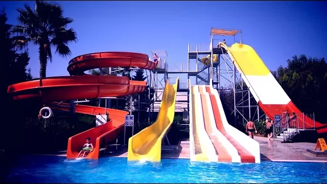 Турция День #2 Идём в Аквапарк Катаемся на Горках Купаемся Плаваем в Бассейне Have fun in the water