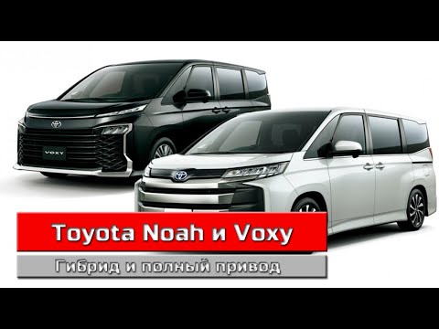 Toyota Noah и Voxy обзор минивэнов нового поколения