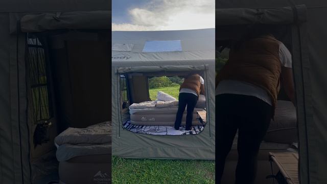 Сказочный глэмпинг. Установка #глэмпинг #отдых #рек