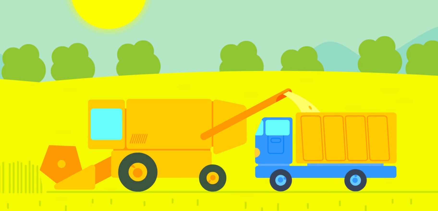 Умная Луковка. Учим цвета - Желтый. 6 серия