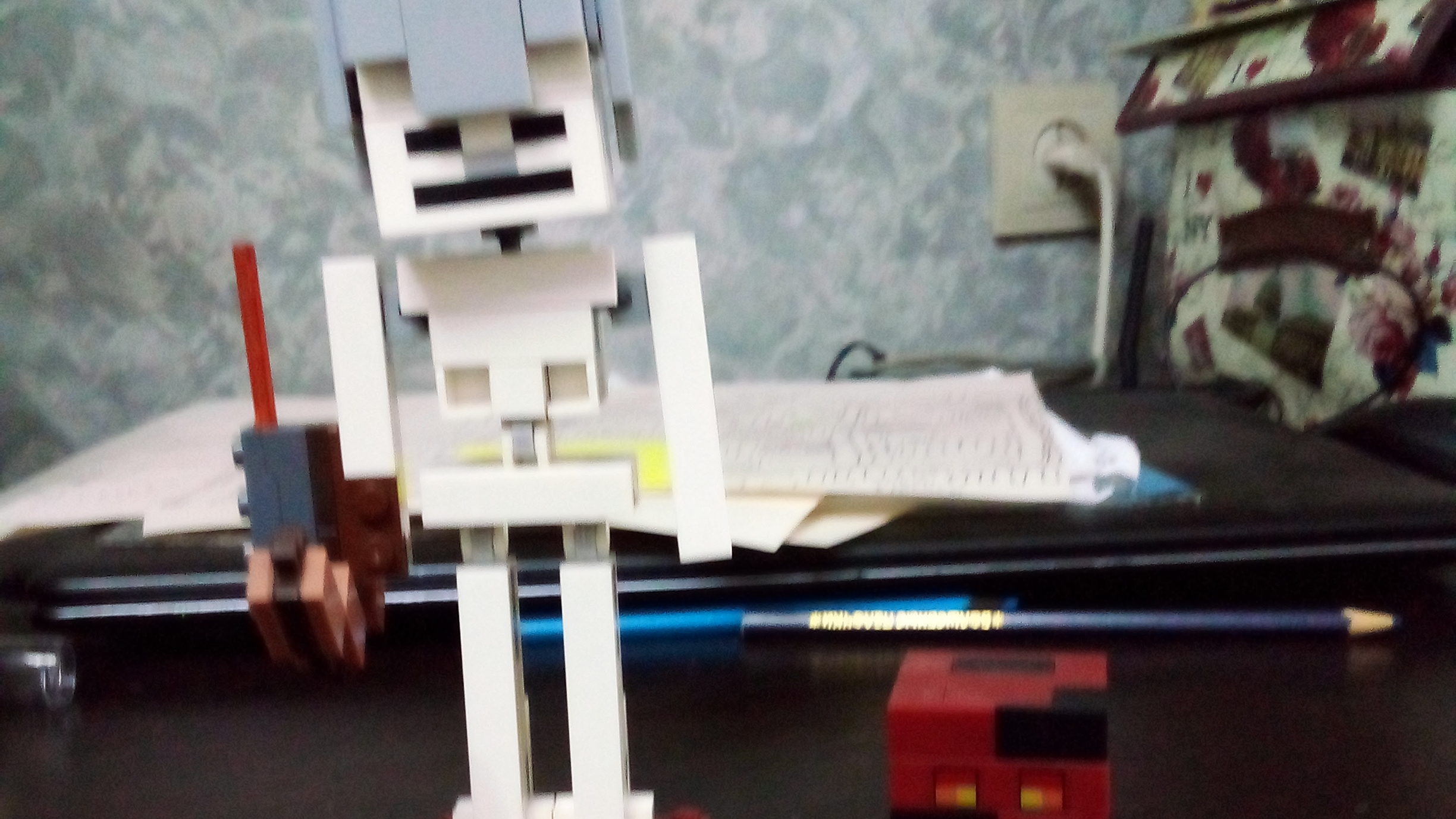 скелет и магма куб лего Майнкрафт