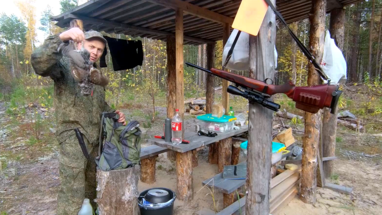 ЧЕТЫРЕ ДНЯ В ТАЙГЕ. ДЕНЬ ПЕРВЫЙ - ЗАЕЗЖАЮ, ОХОЧУСЬ, ОБУСТРАИВАЮ БЫТ. БОРОВАЯ 2022