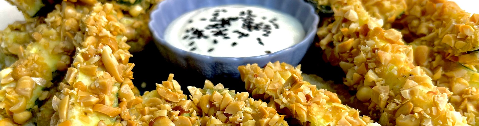 Хрустящий кабачок с арахисом- супер сочетание!