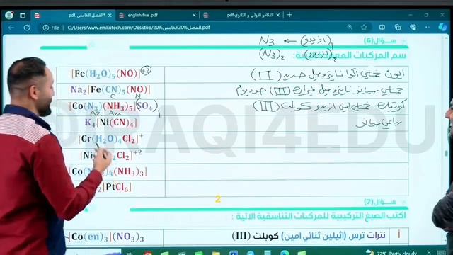 الفصل الخامس المحاضره 6 التسميه الجزء الثاني حسين الهاشمي.