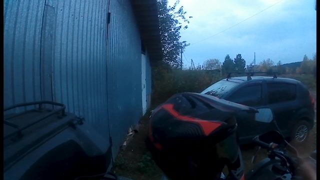 Жесть! снесли ворота квадроциклом!