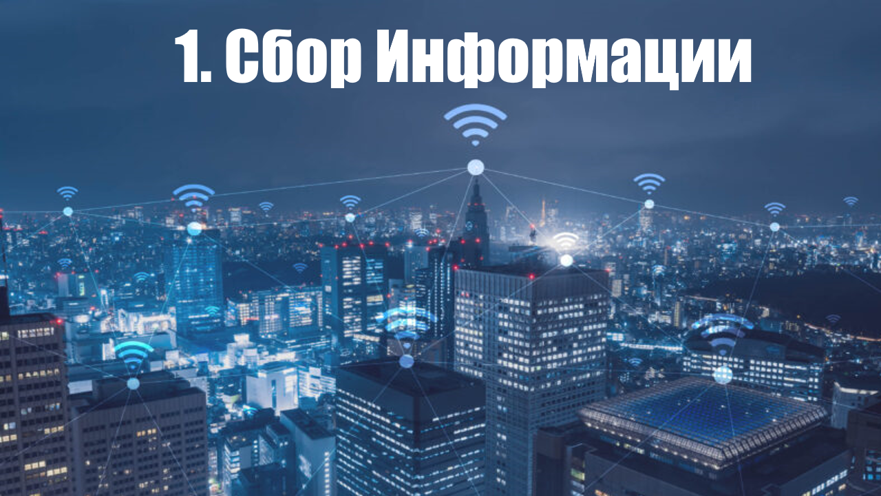 Сбор информации (разведка) при пентесте.