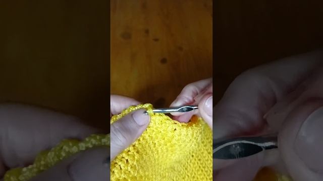 Вяжем крючком. Рачий шаг, для красивого оформления края изделия.