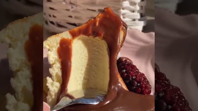 Нежный чизкейк без муки Сан Себастьян