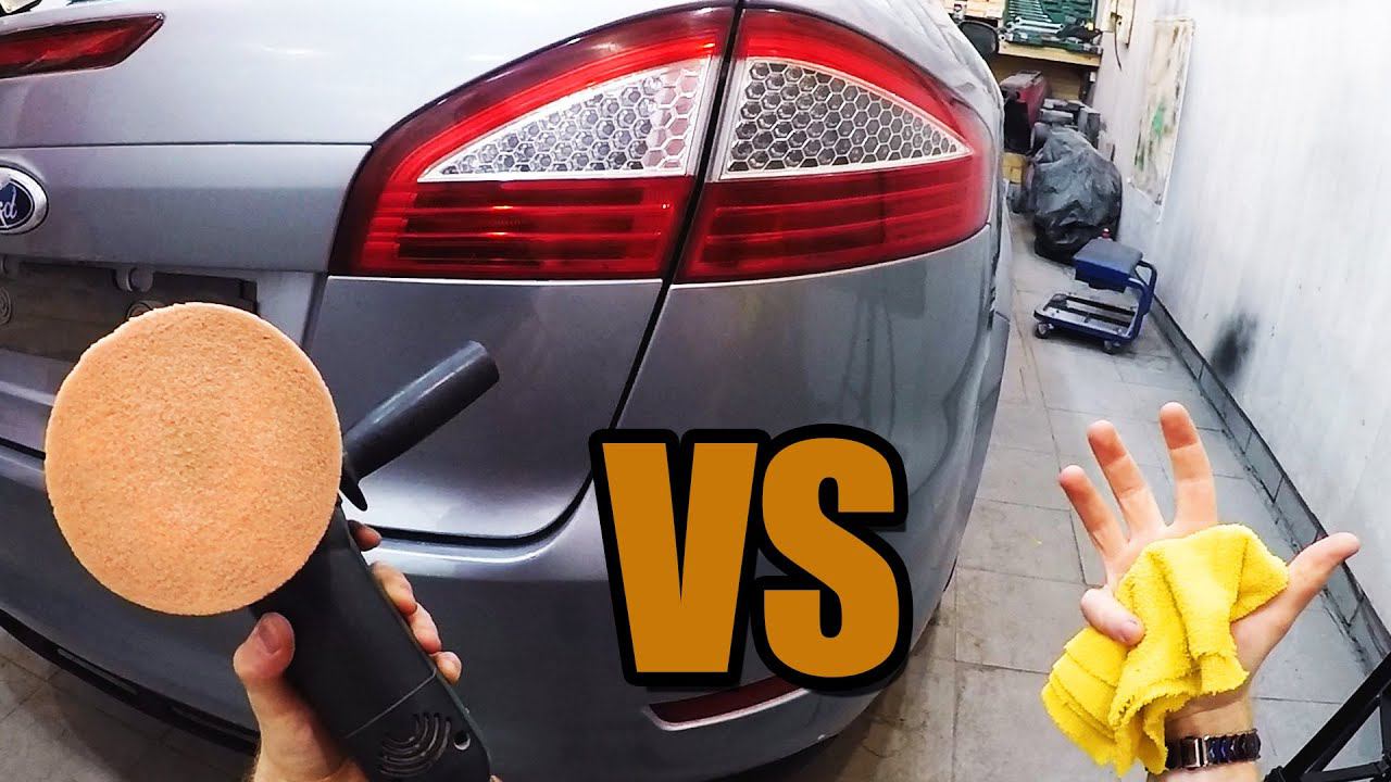 Полировка фар, рука vs машинка, ШОК результат!