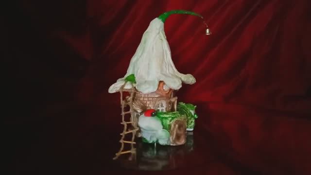 Домик из соленого теста "Домик колокольчик"