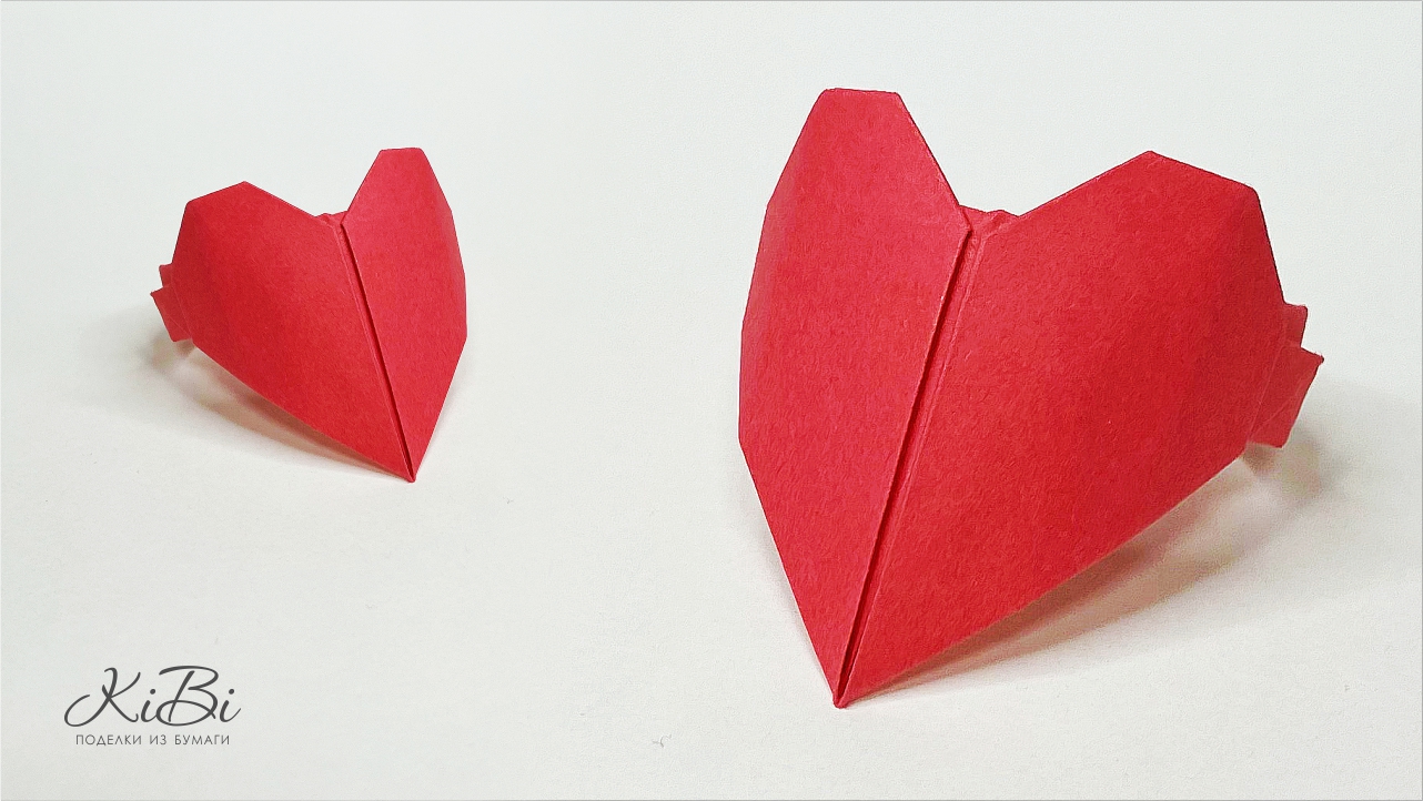 Оригами Кольцо с сердечком из бумаги | Поделки своими руками | DIY